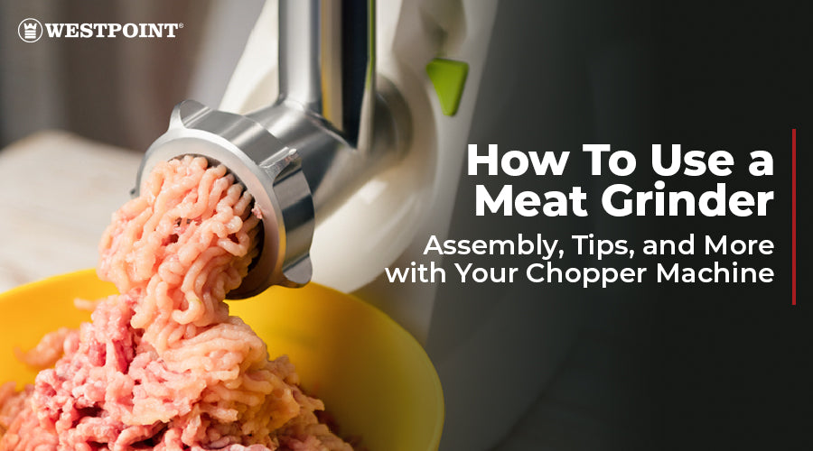 How to Use a Meat Grinder: Assembly, Tips, and More with Your Chopper ...